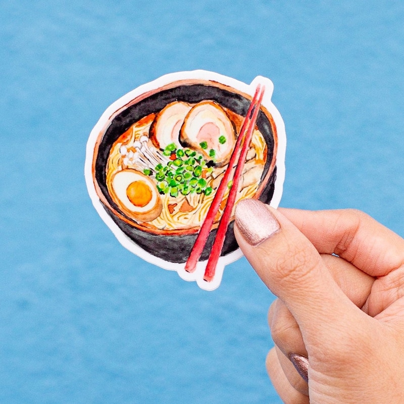 Ramen Stickers - Etsy