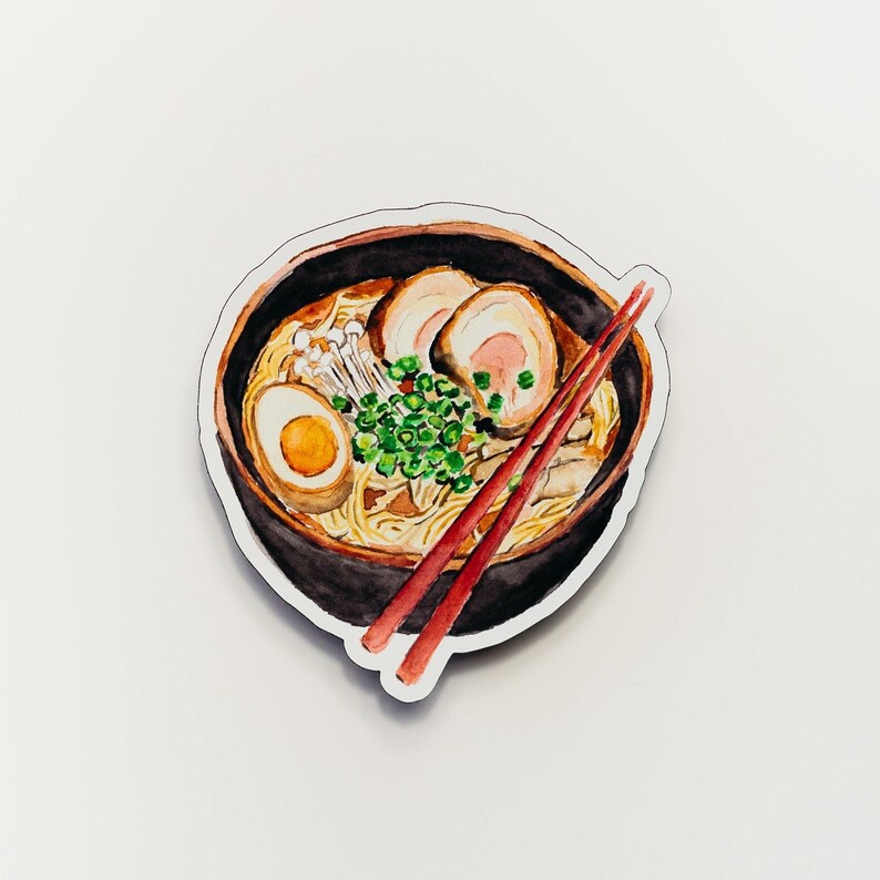 Ramen Noodles Magnet, Japanese Ramen Fridge Magnet, Refrigerator Magnet ...