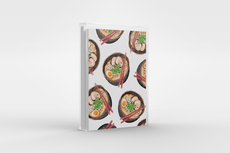 Ramen Note Card Set, Ramen Noodle Greeting Cards, Asian Noodles ...