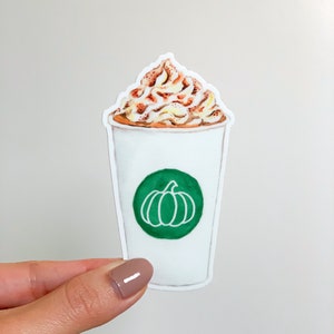 Pumpkin Spice Latte Sticker, PSL Sticker, Fall Vinyl Stickers - Etsy