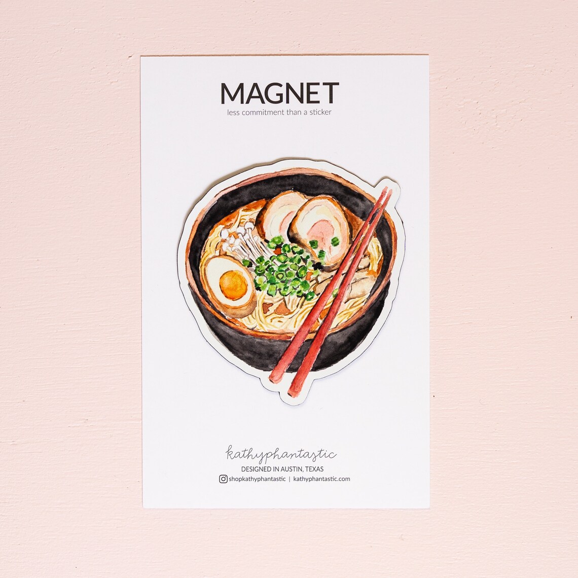 Ramen Noodles Magnet, Japanese Ramen Fridge Magnet, Refrigerator Magnet ...