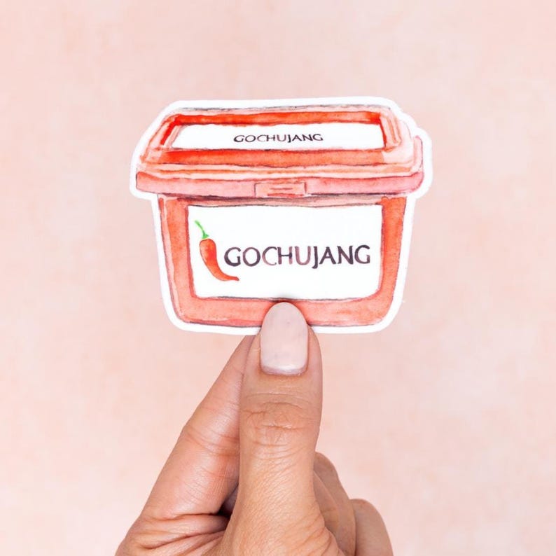 Gochujang Magnet • Korean Sauce Fridge Decor • Foodie Kitchen Gift - Etsy