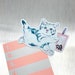 Boba Milk Tea Cat Bubble Tea Cat Refrigerator Magnet Cute - Etsy