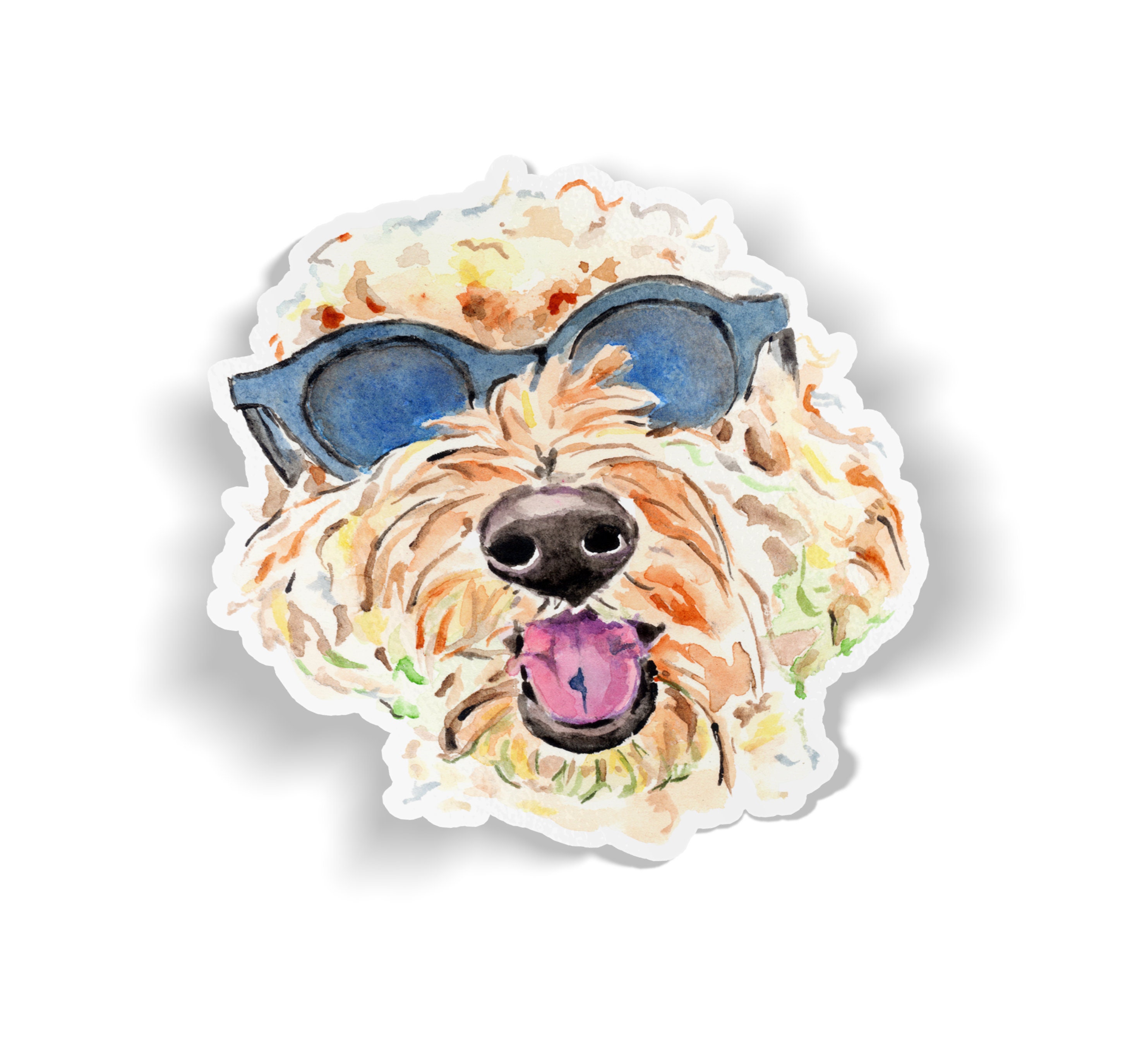 Goldendoodle Vinyl Sticker Golden Doodle Vinyl Decal Laptop - Etsy