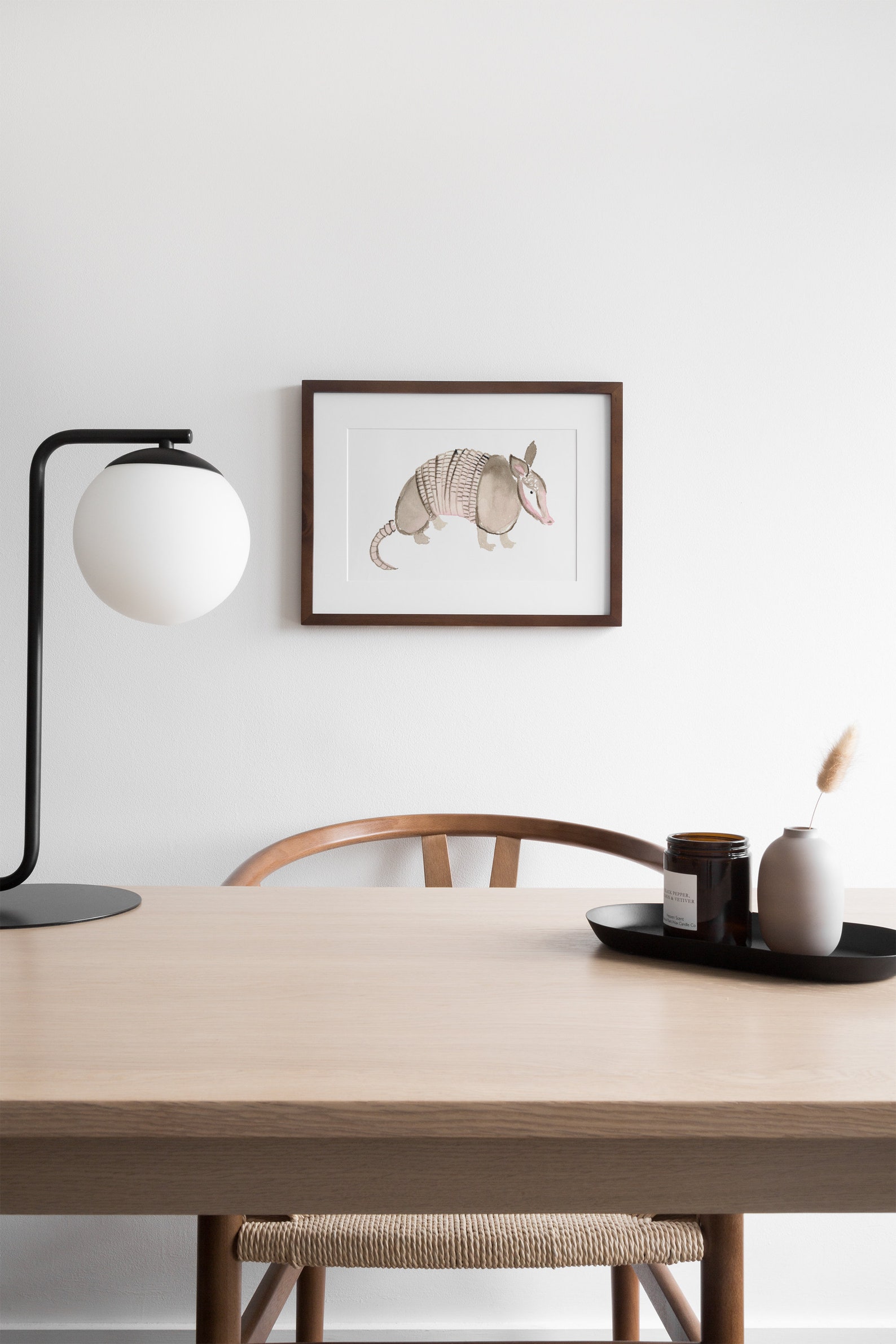 Armadillo Print Armadillo Wall Art Armadillo Poster Texas | Etsy