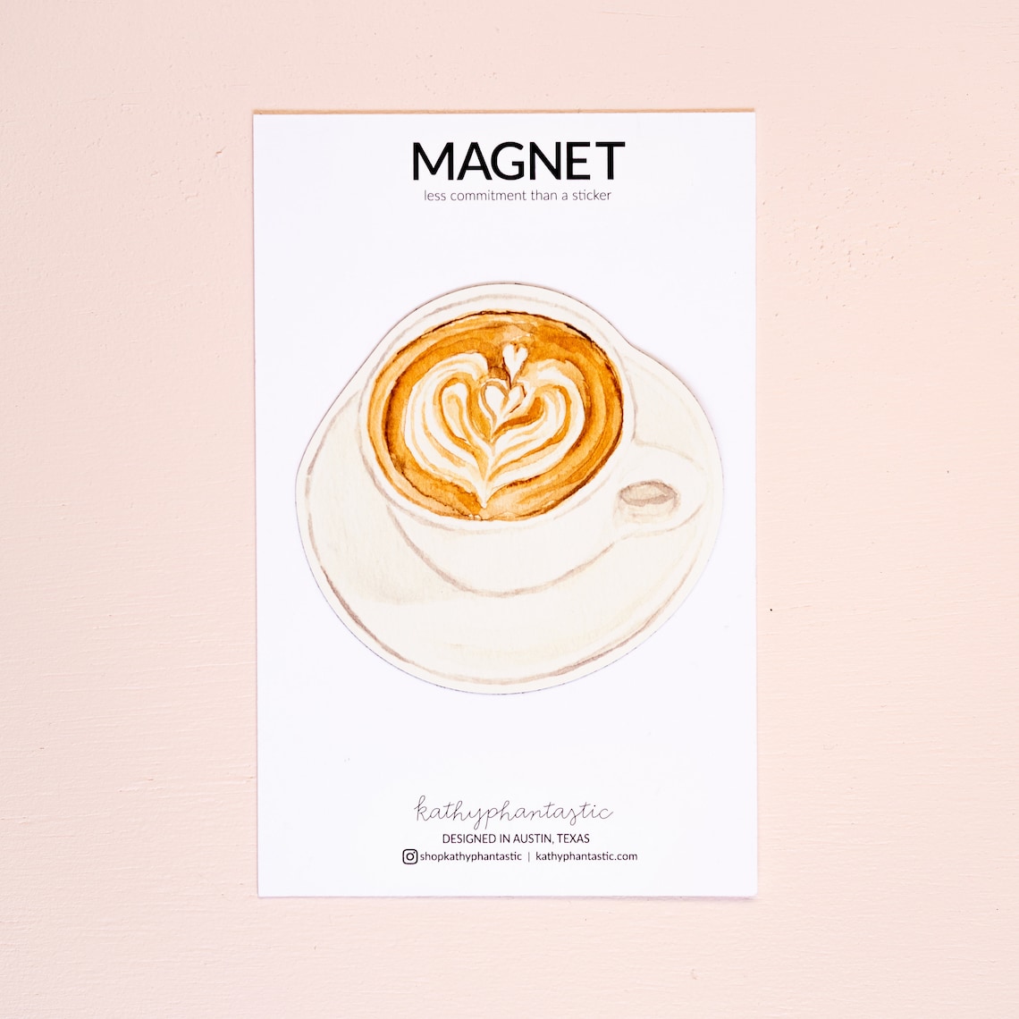 Coffee Latte Magnet Coffee Fridge Magnet Coffee Refrigerator | Etsy