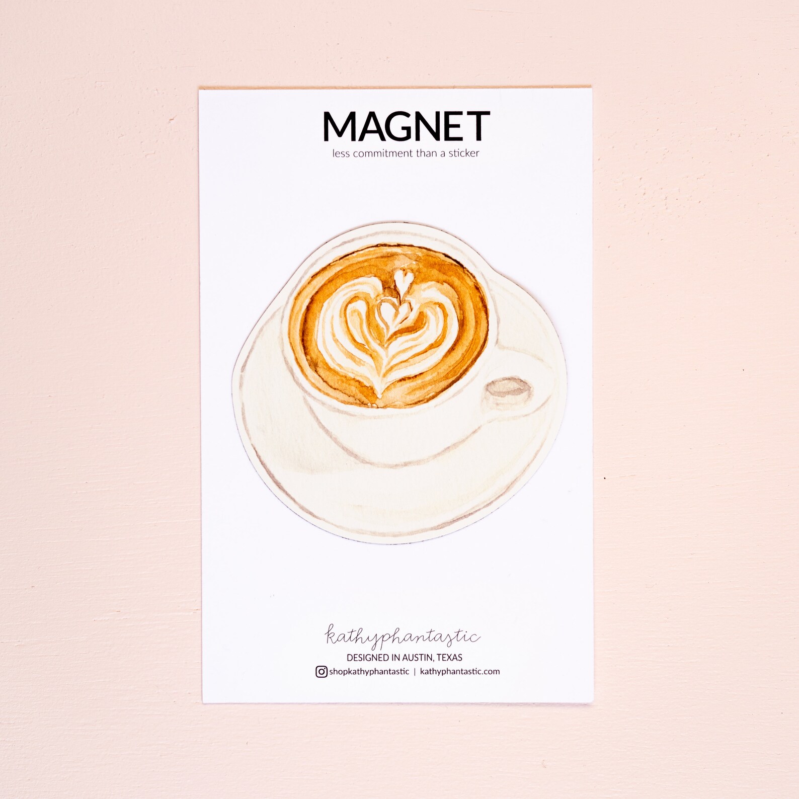 Coffee Latte Magnet Coffee Fridge Magnet Coffee Refrigerator | Etsy