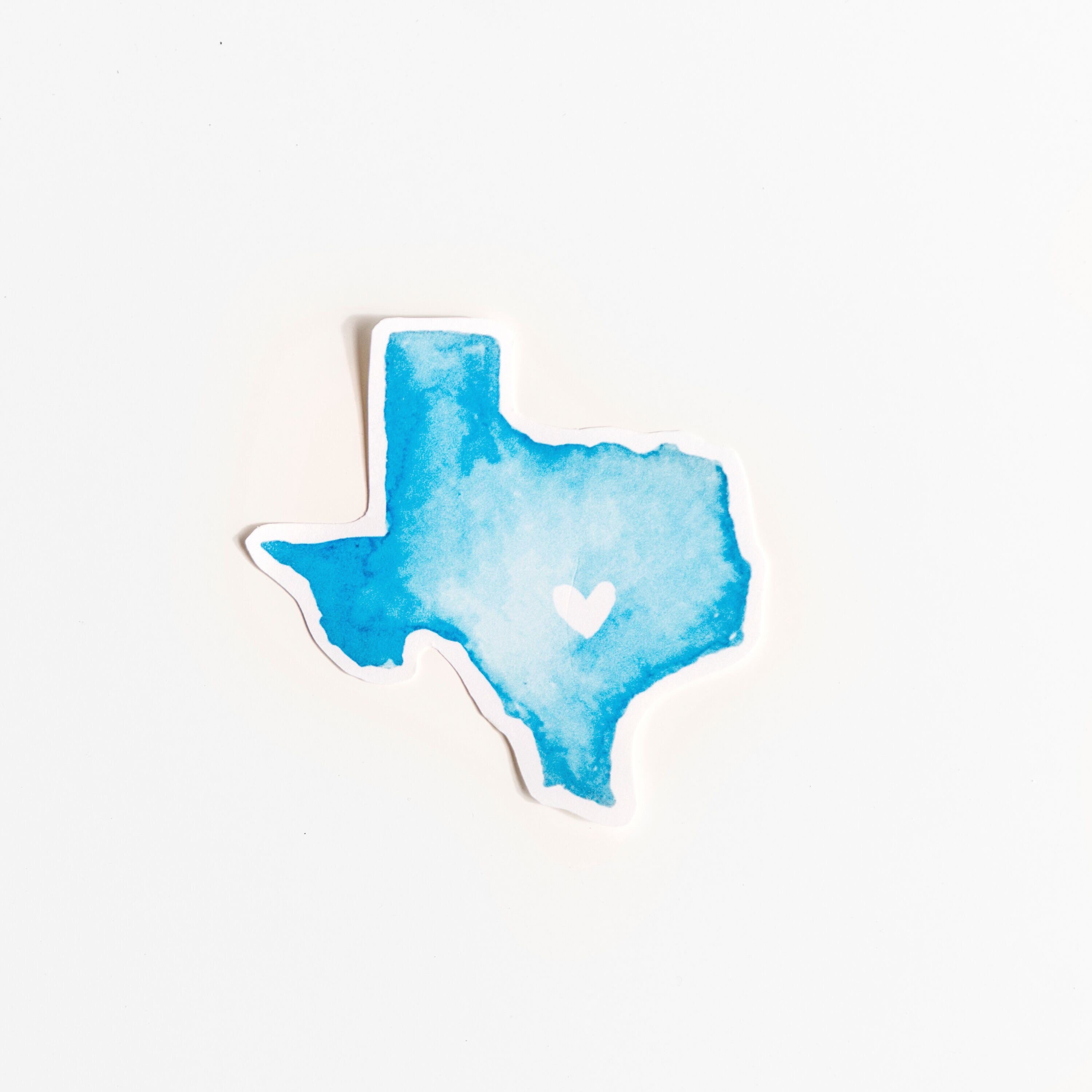 Vinyl Texas State Sticker, Texas Stickers, Texas Decal, Southwest ...