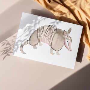 Armadillo Print Armadillo Wall Art Armadillo Poster Texas - Etsy