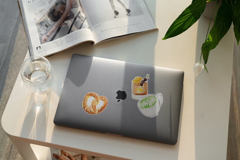 Matcha Latte Vinyl Sticker Matcha Green Tea Matcha - Etsy