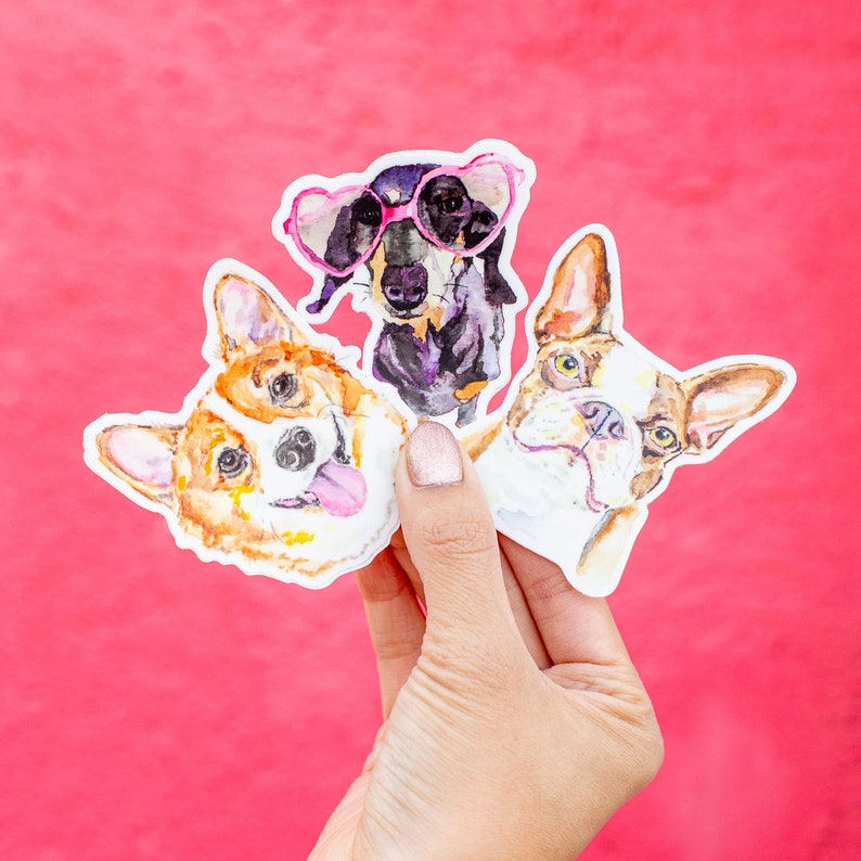 Dachshund Sticker, Wiener Dog Sticker, Weenie Dog Decal, Wiener Dog ...