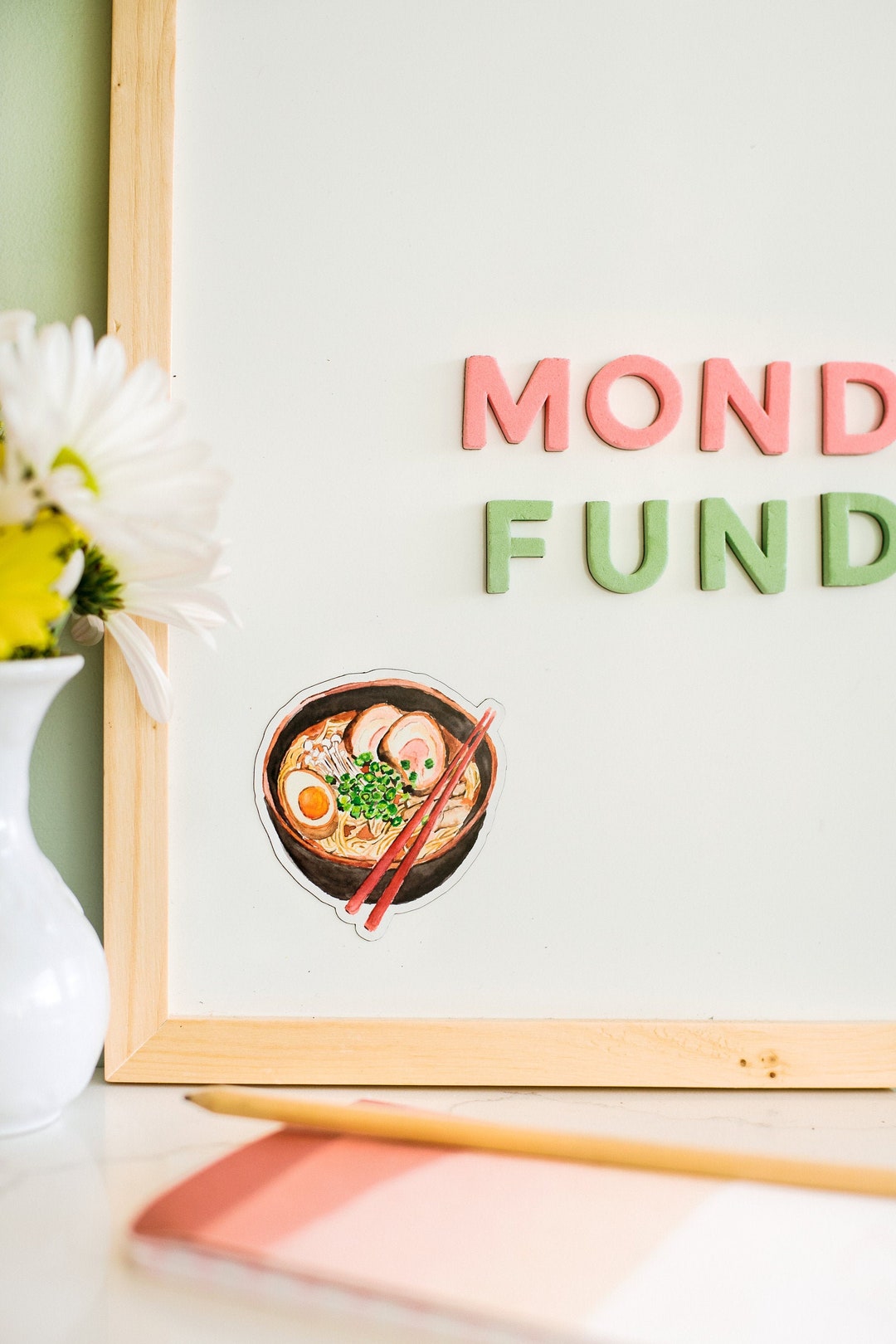 Ramen Noodles Magnet, Japanese Ramen Fridge Magnet, Refrigerator Magnet ...