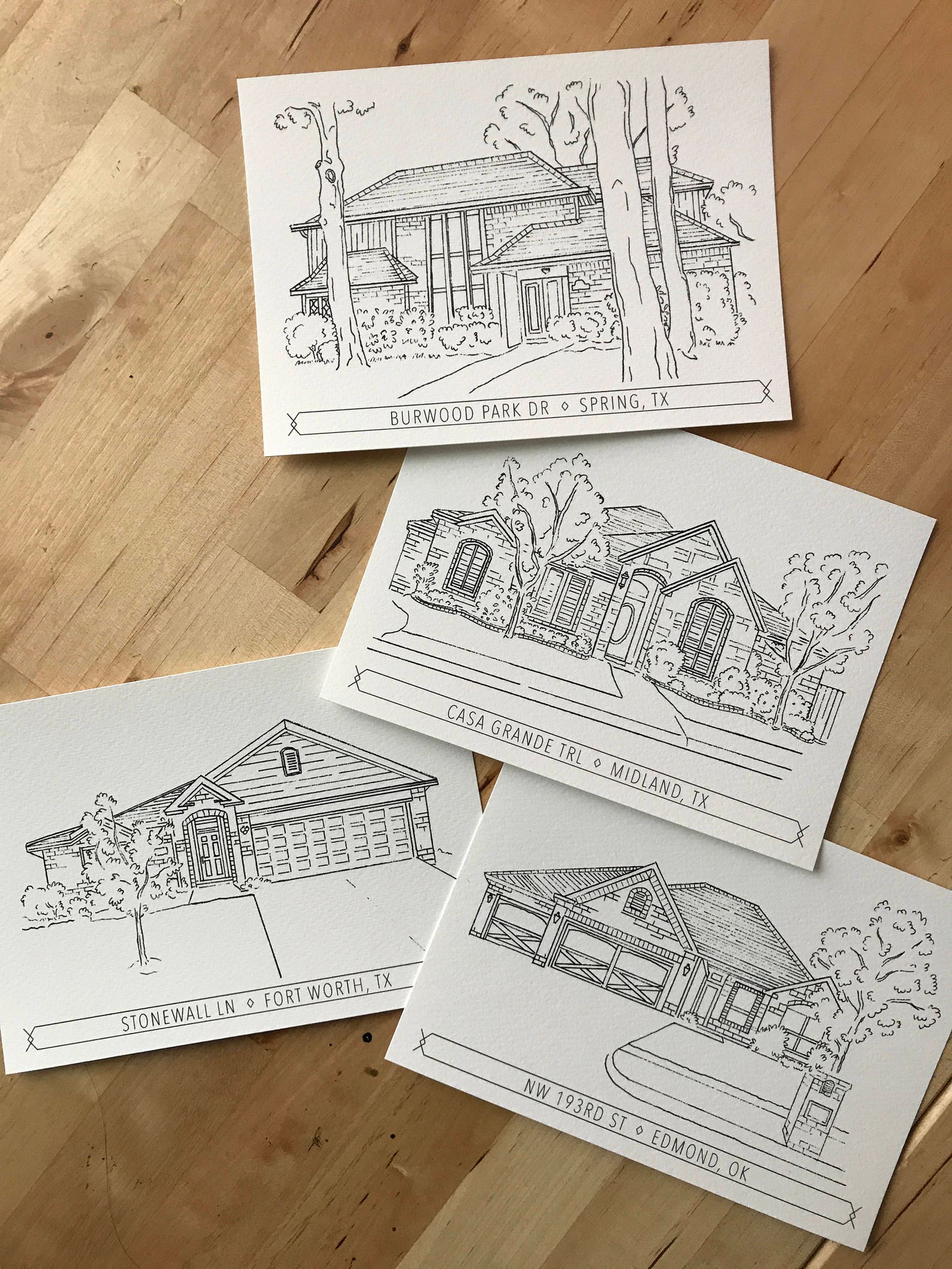 Custom House Illustration, House Portrait, Custom House Drawing, First ...