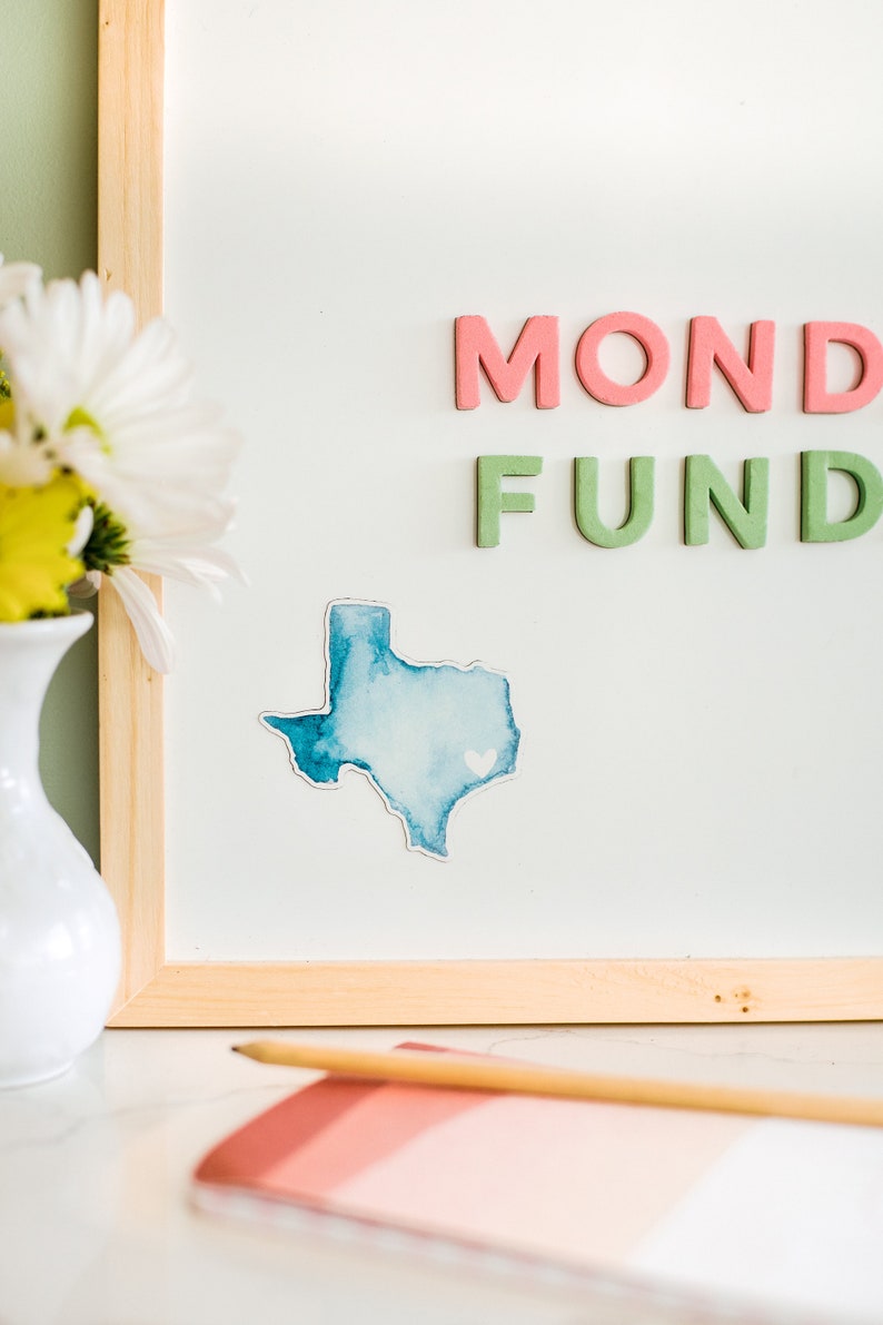 Texas Magnet Houston Texas Fridge Magnet Texas Map Magnet - Etsy