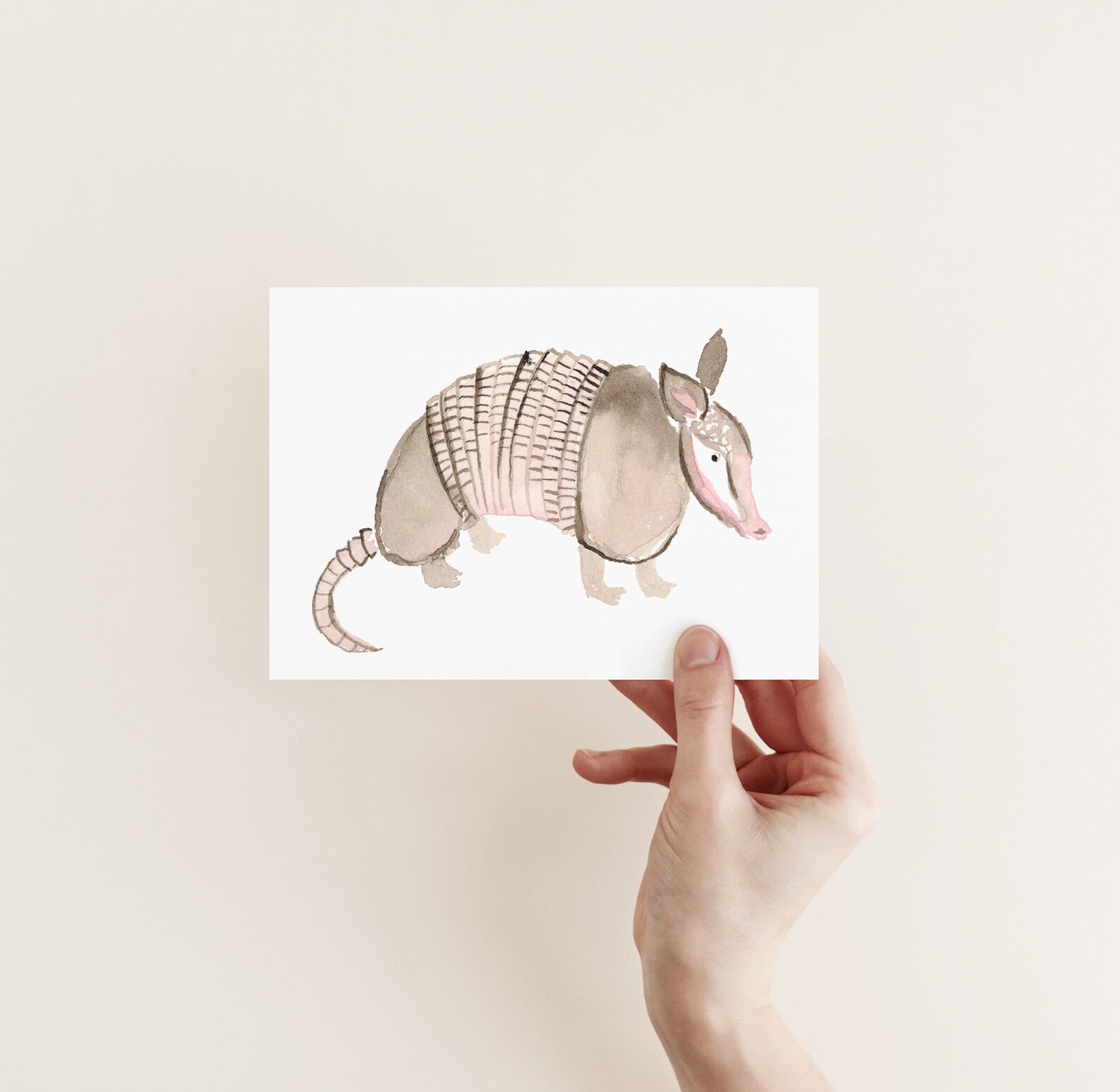 Armadillo Print Armadillo Wall Art Armadillo Poster Texas - Etsy