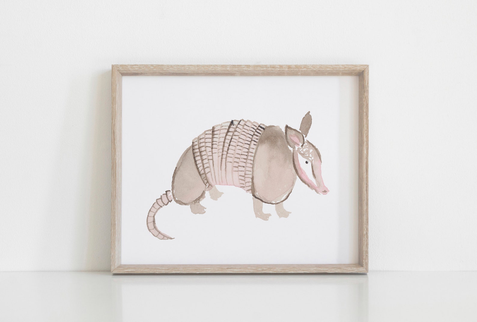 Armadillo Print Armadillo Wall Art Armadillo Poster Texas | Etsy
