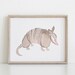 Armadillo Print Armadillo Wall Art Armadillo Poster Texas - Etsy