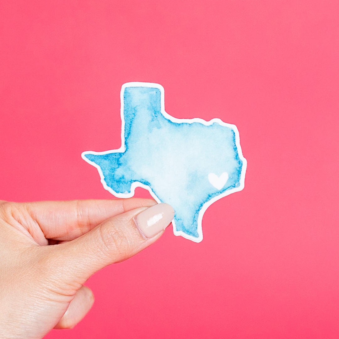 Houston Texas Vinyl Sticker, Texas State Sticker, Texas Decal ...