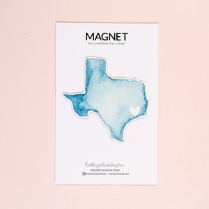 Texas Magnet, Houston Texas Fridge Magnet, Texas Map Magnet ...