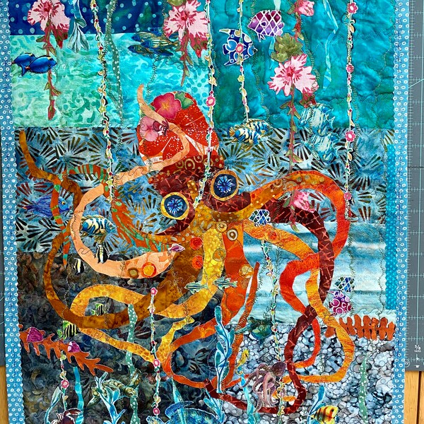 Fabric Collage - Etsy