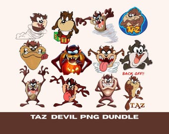 Tazmanian Devil SVG , Taz Devil Png, Cartoon Png, Cartoon Cut File ...