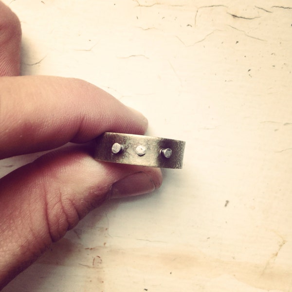 Rivet Ring - Etsy
