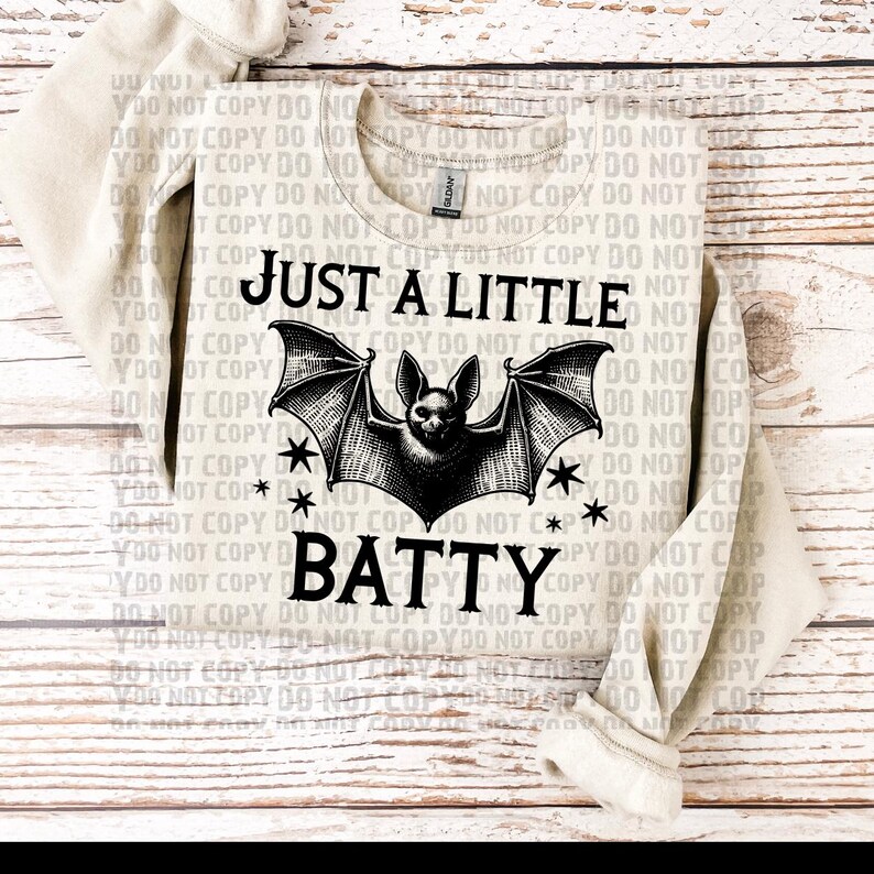 Just A Little Batty PNG | INSTANT DOWNLOAD | 300DPI - Etsy