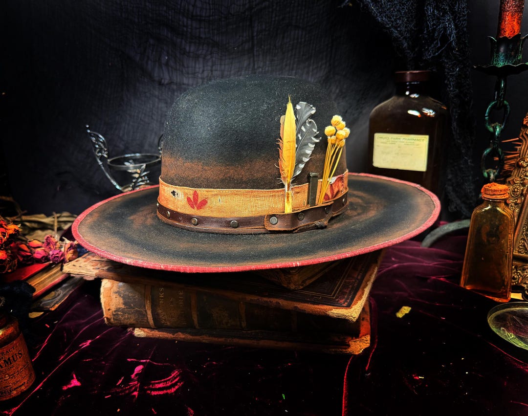 The Jayhawk – Custom Open Crown Hat - Etsy UK