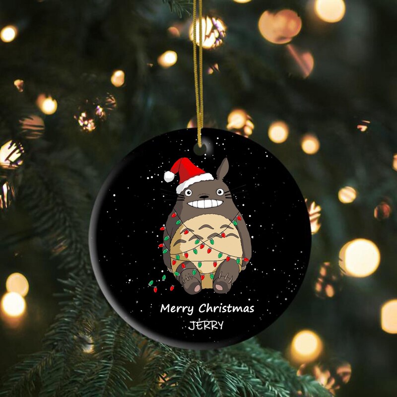 Totoro Ornament Christmas - Etsy