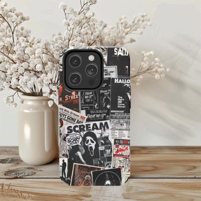 Ghost Face Phone Covers - Etsy
