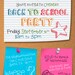 Cork Board Back to School Invitation - Printable or Printed (w/ FREE ...
