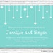 Raining Hearts Engagement Invitation - Printable or Printed (w/ FREE ...