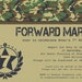 Forward March or Sound off Military Birthday Party Printable or Printed ...