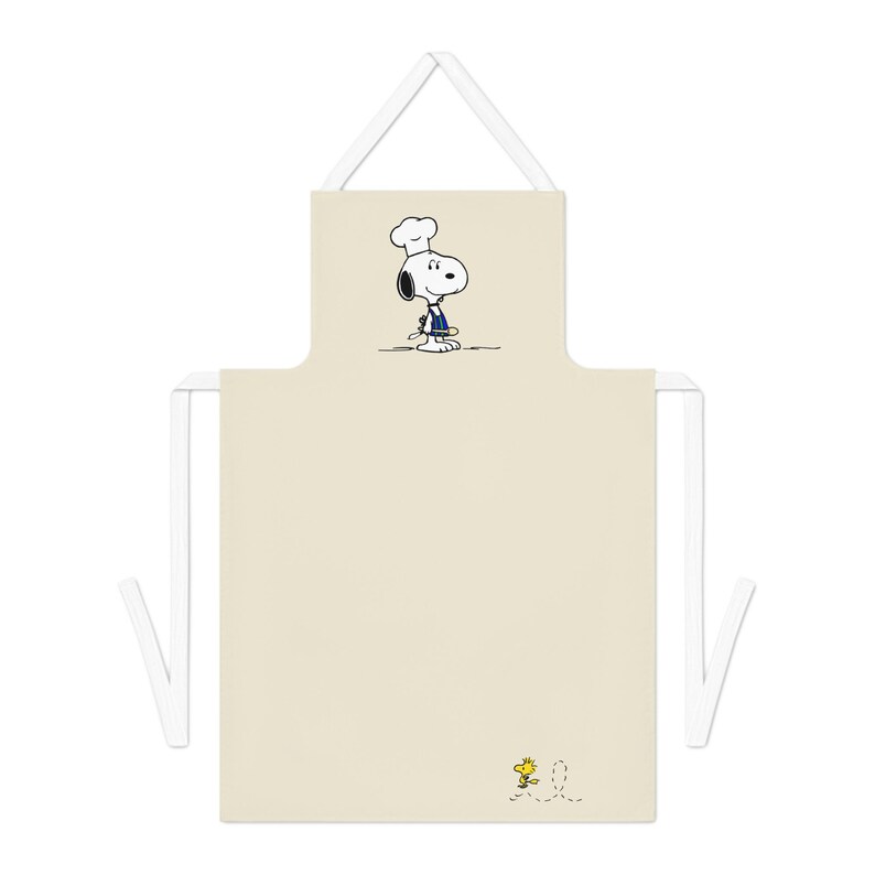 Peanuts Snoopy Woodstock Chef Adult Apron Fun Cooking Gift Baking Apron ...