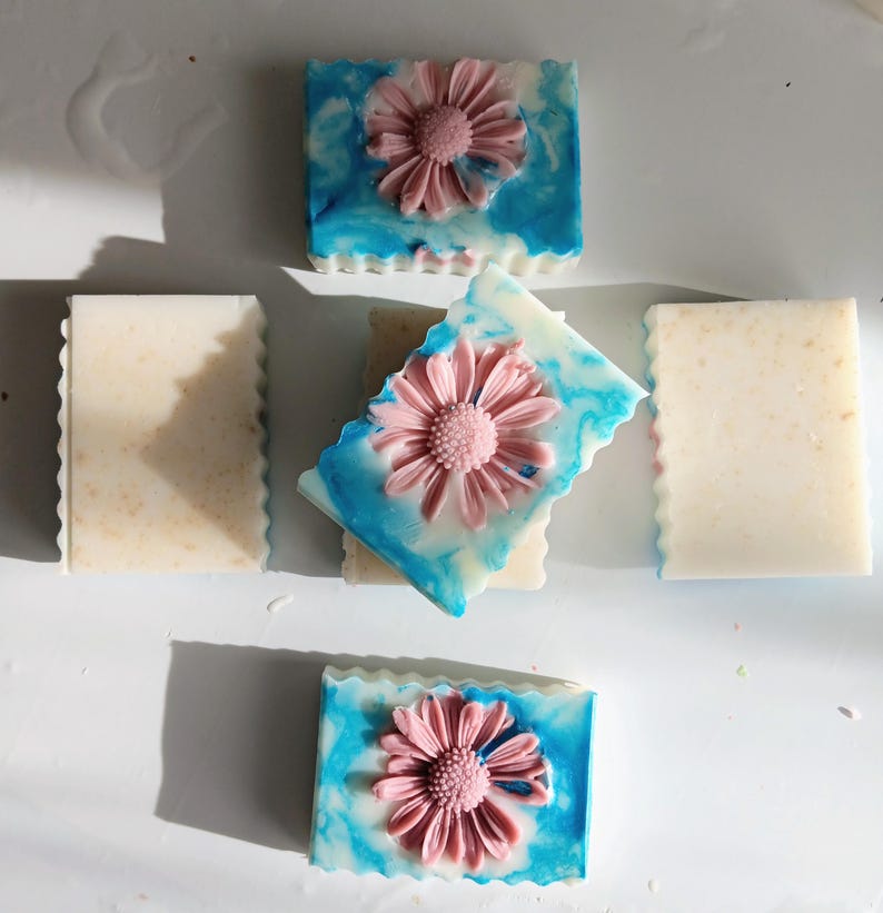 Sweet Blooms Easter Goat's Milk Soap Bar | Spring Flower Handmade Soap ...
