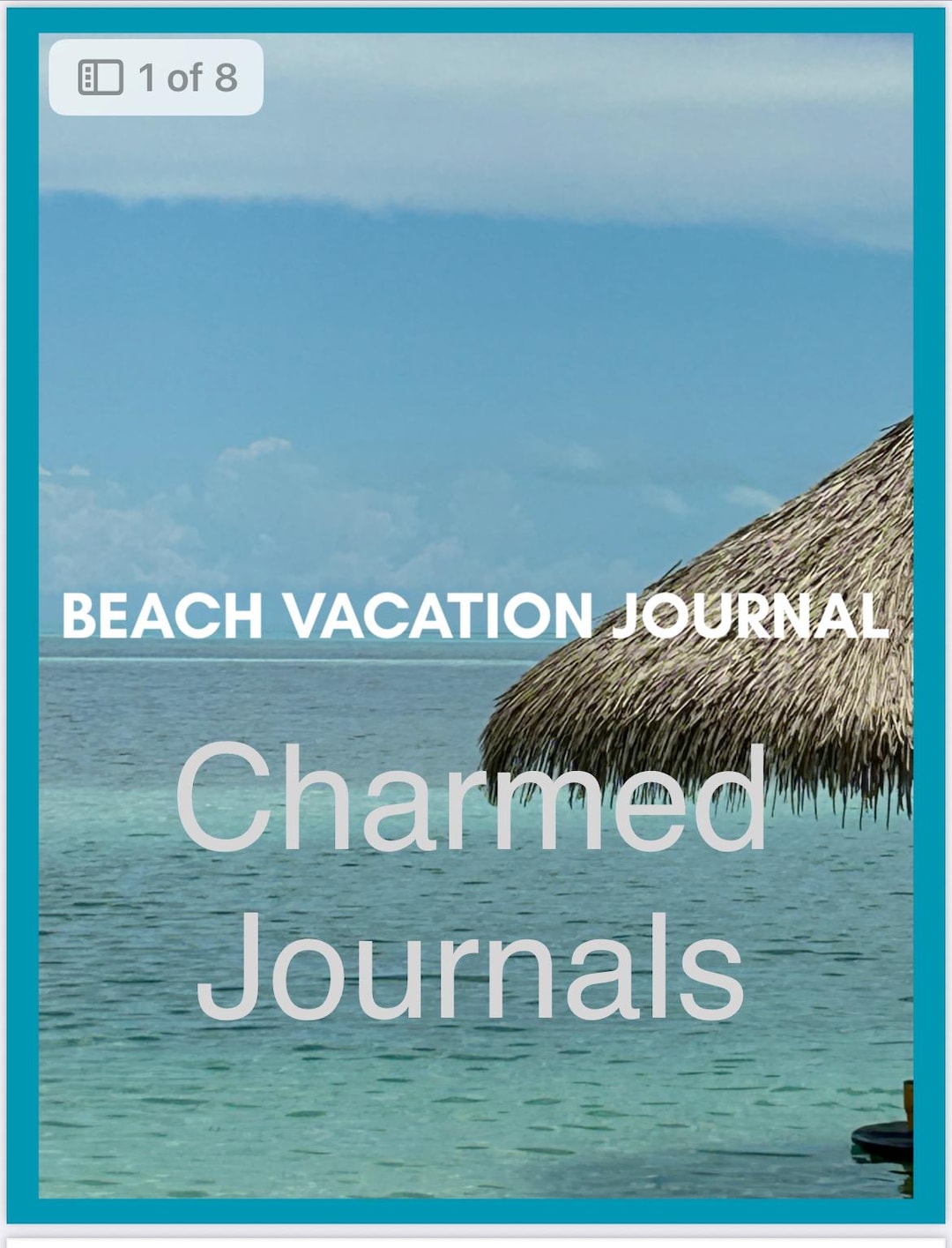 Beach Vacation Travel Journal Template Printable PDF File - Etsy
