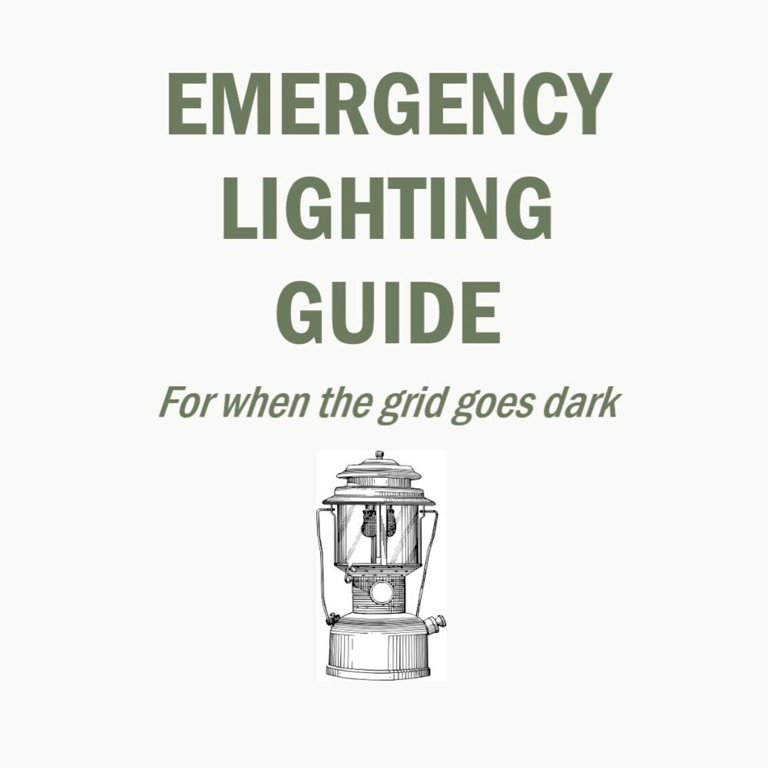 Full Guide: Emergency Lighting Guide – Power Outage Safety PDF - Etsy