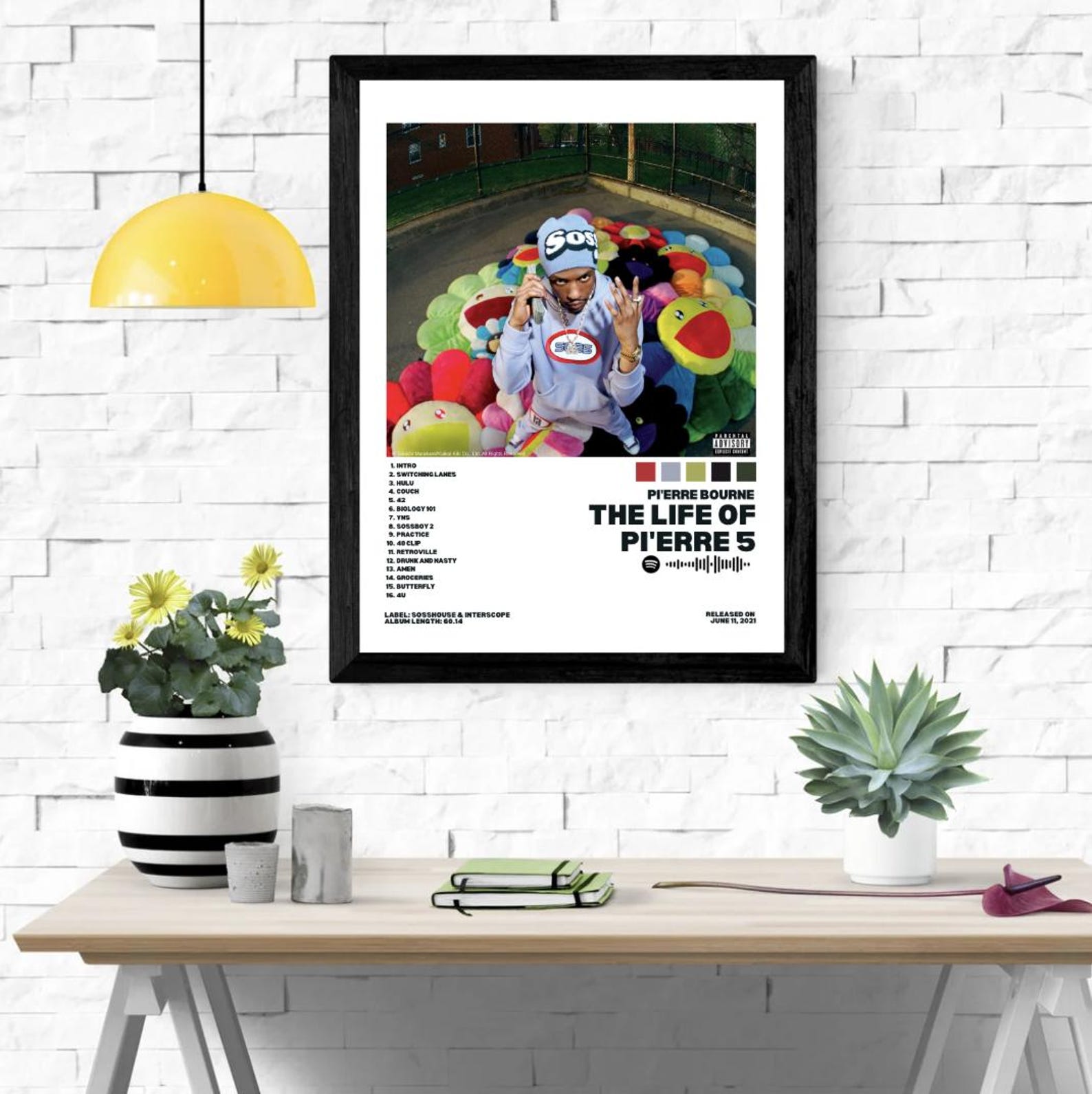 The Life of Pi'erre 5 Tracklist Poster | Digital Download - Etsy