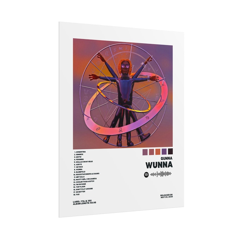 WUNNA Tracklist Poster | Digital Download - Etsy