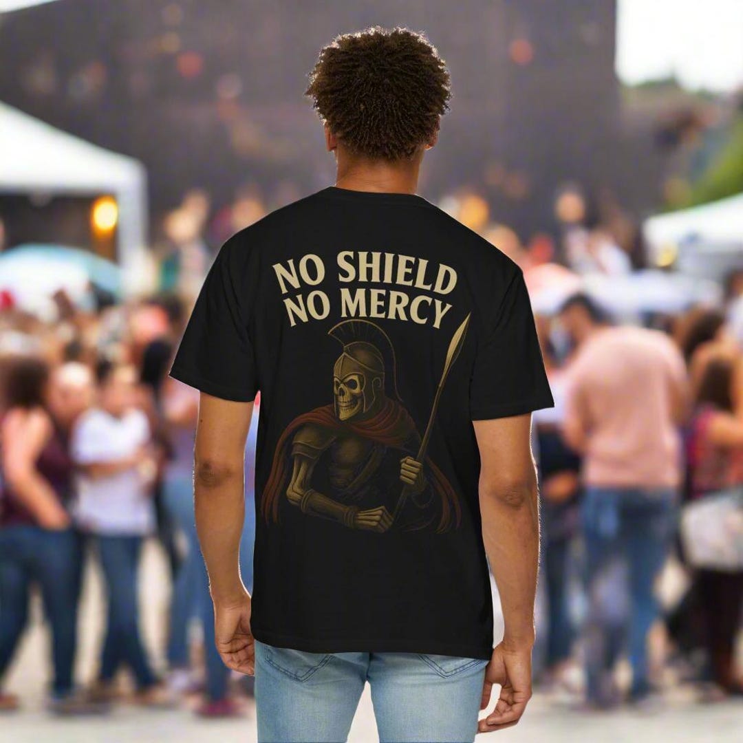 Spartan Grim Reaper Shirt - No Shield No Mercy - Legends Series Billy ...
