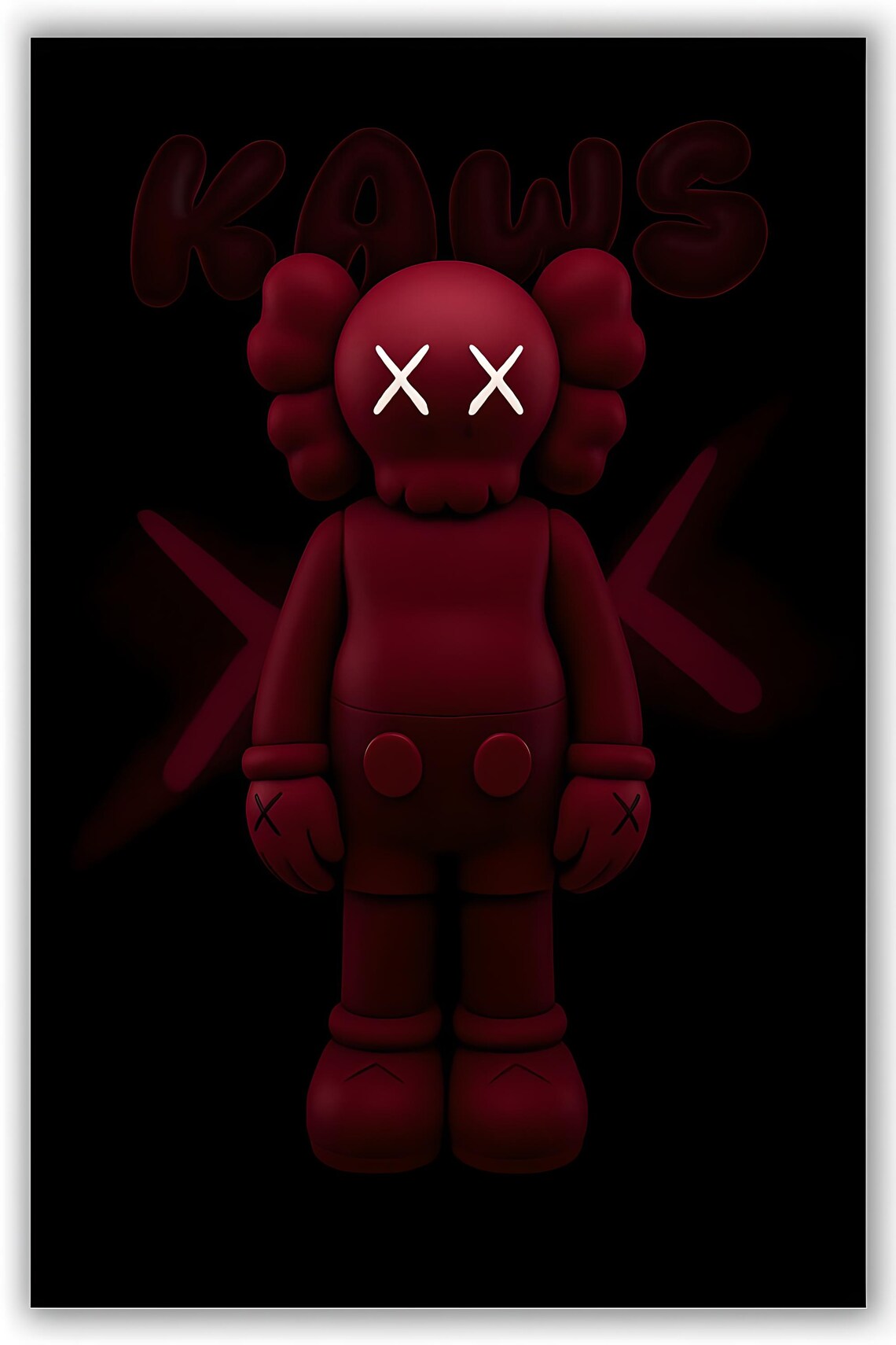 Kaws Wall Art - Etsy