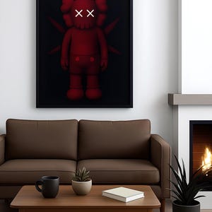 Kaws Wall Art - Etsy