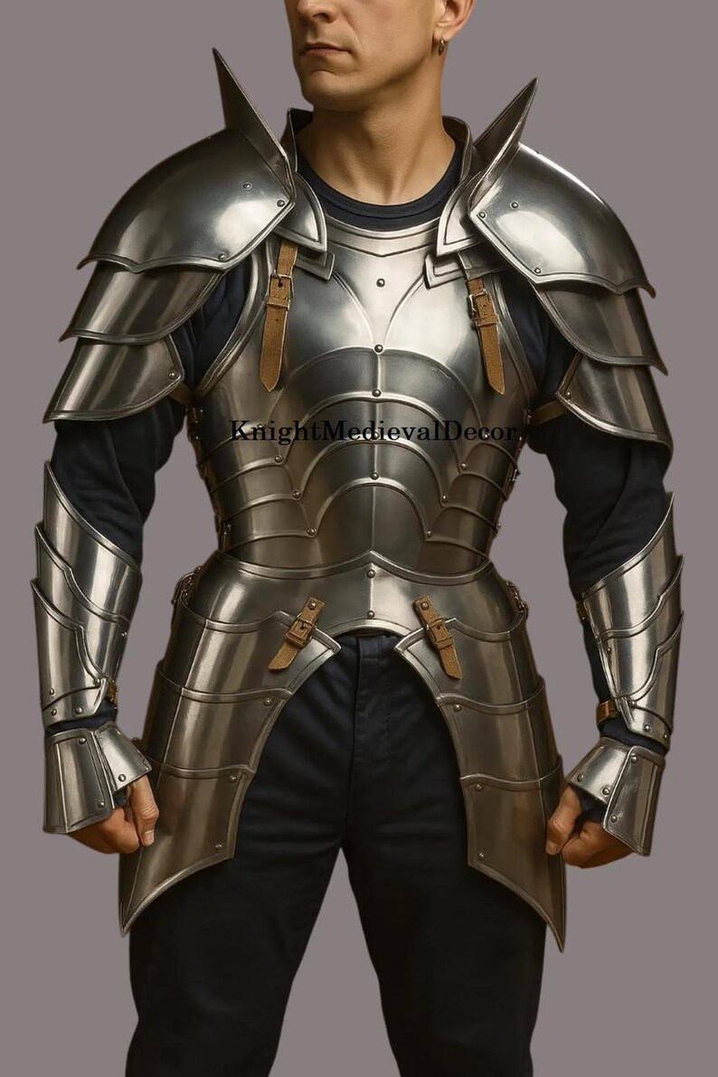 Articulated Steel Knight Armor Set: LARP Cosplay Renaissance Costume - Etsy
