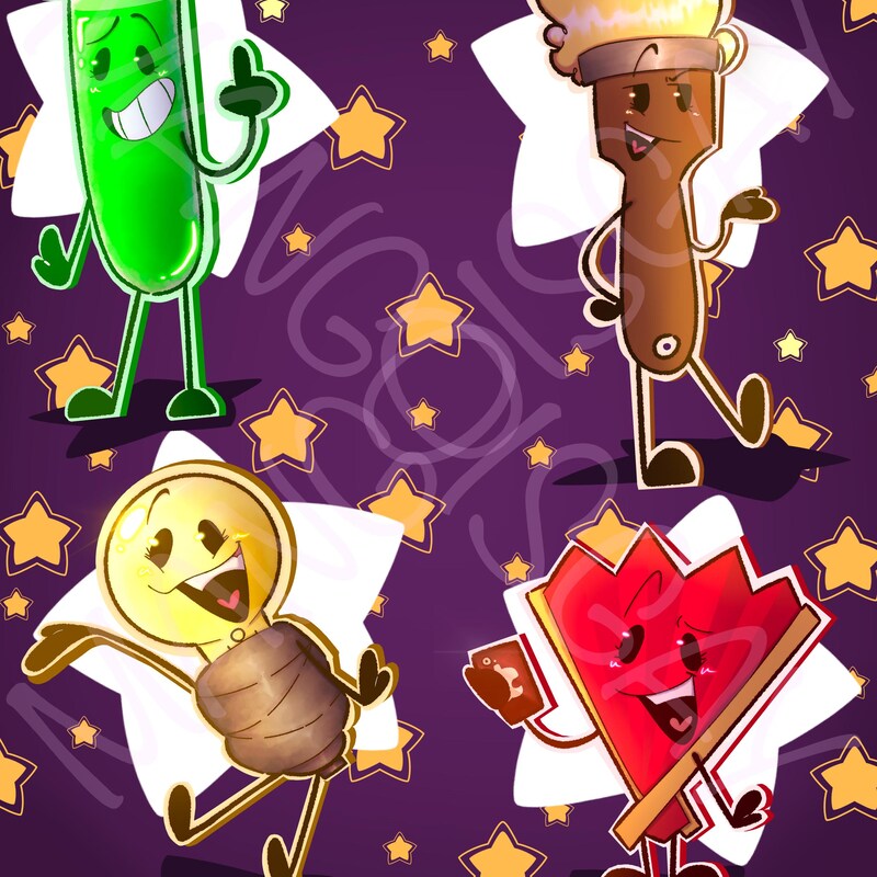 Bfdi Stickers - Etsy