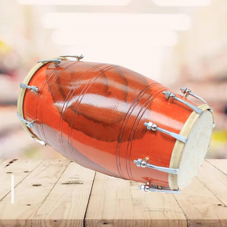 Mango Wood Dholak | Traditional Dholki Drum With Bag | Use for Wedding ...