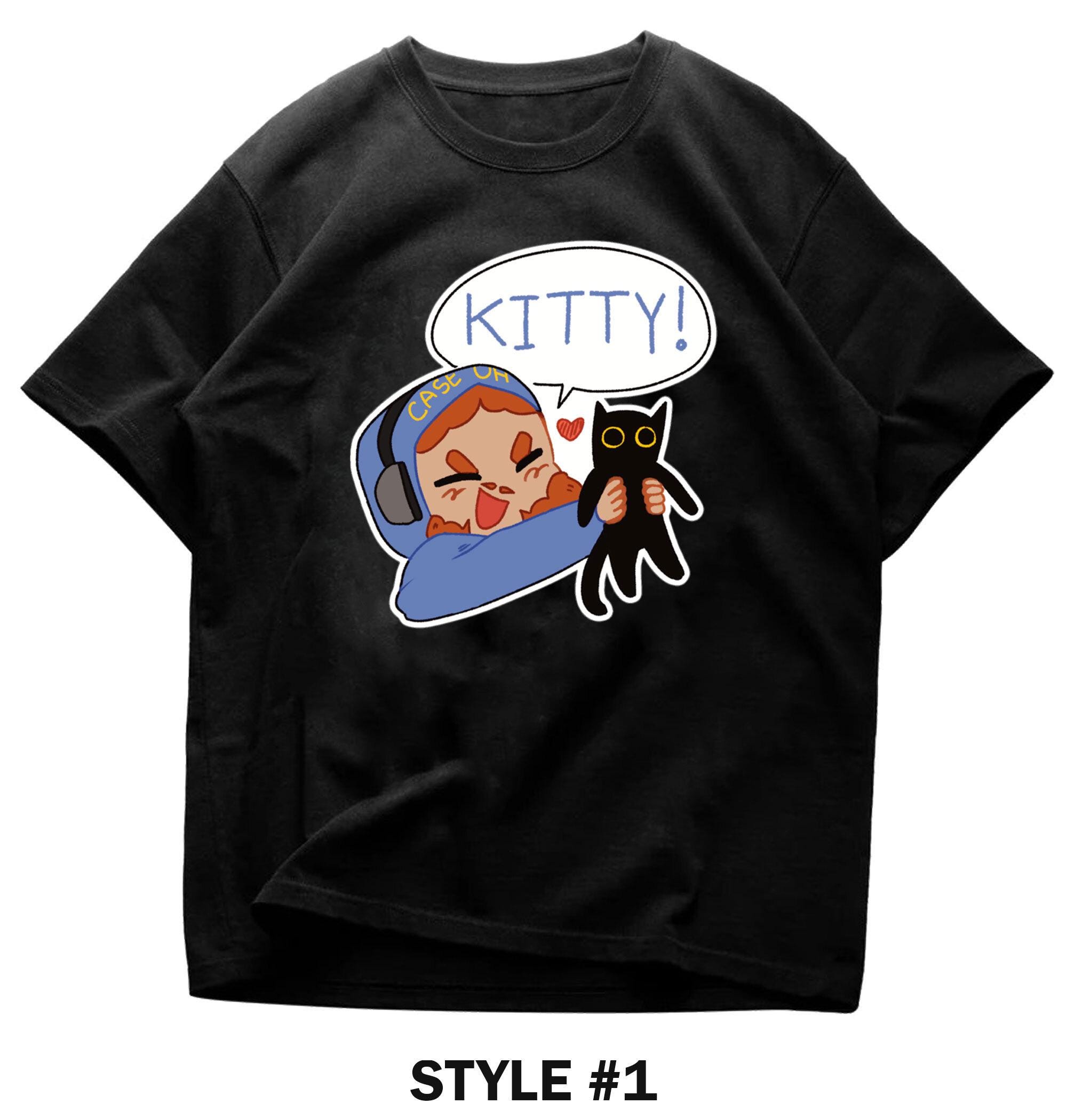 Caseoh Streamer Merch Caseoh Streamer Kitty T-shirt - Etsy