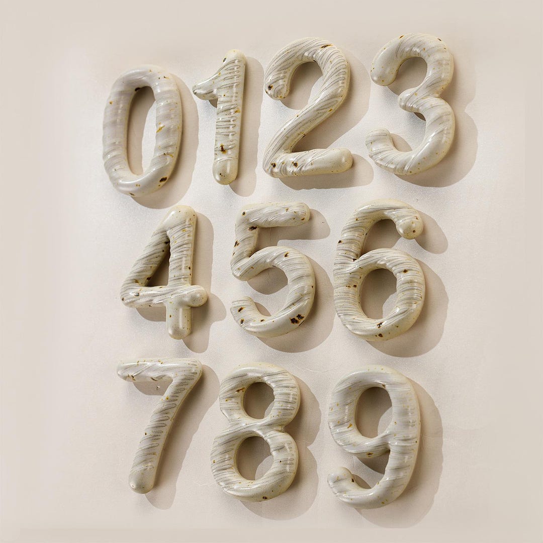 Ceramic House Tiles Door Number Personalized,customized Numbers Wall ...