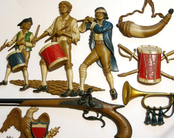 Colonial 6 Piece Wall Hanging Set by Sexton Metalcraft - Etsy