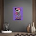 Funky Skeleton Skateboarder Poster, Halloween Wall Art - Etsy