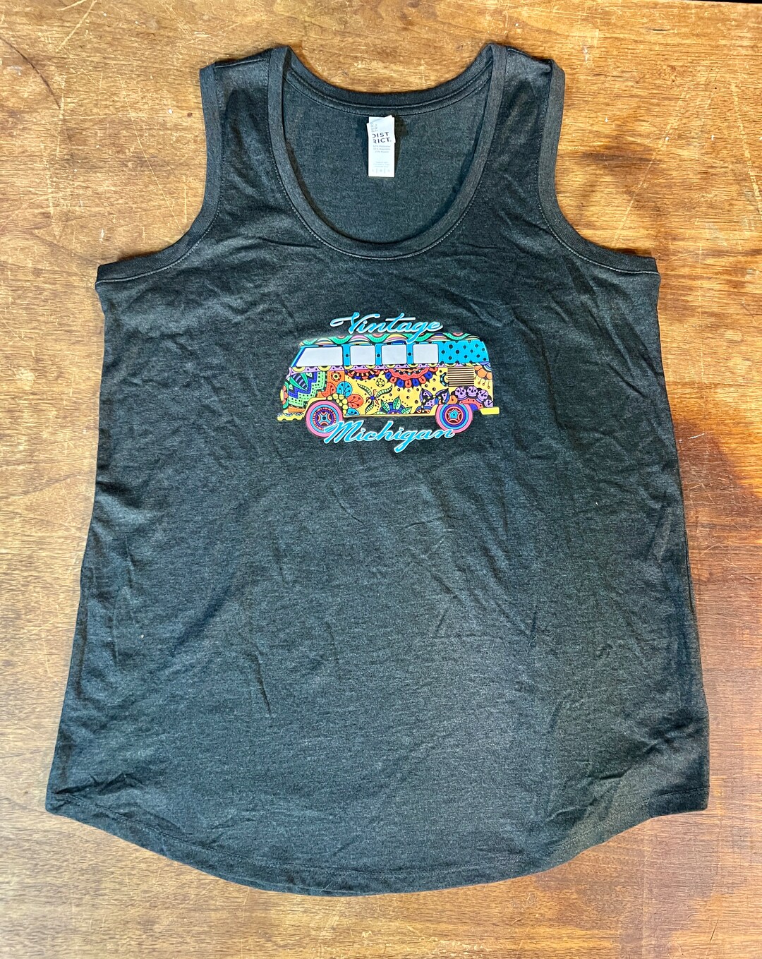 Volkswagen Bus Doodle Bus Ladies Tank Top - Etsy